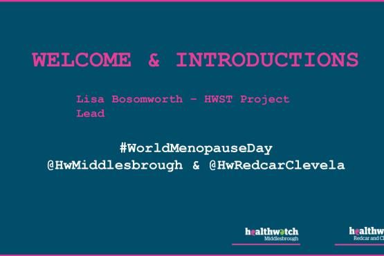 Women's Health | Healthwatch Middlesbrough