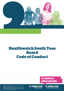 Code of Conduct - November 2020 | Healthwatch Middlesbrough